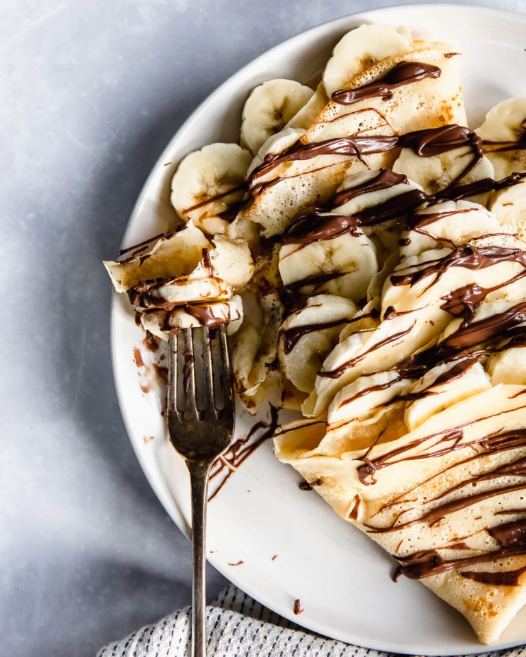 Flensjes met banaan en nutella - Food From ClaudNine
