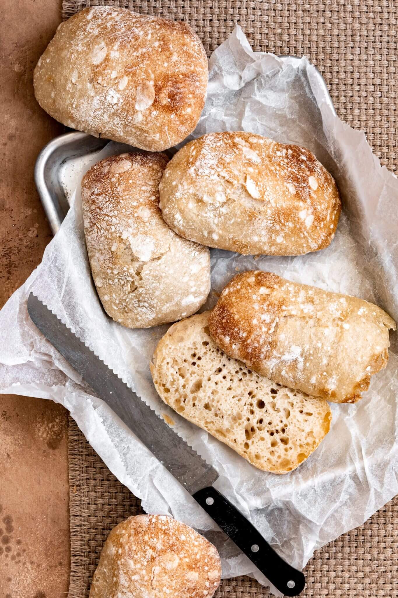 Ciabatta broodjes - Food From ClaudNine