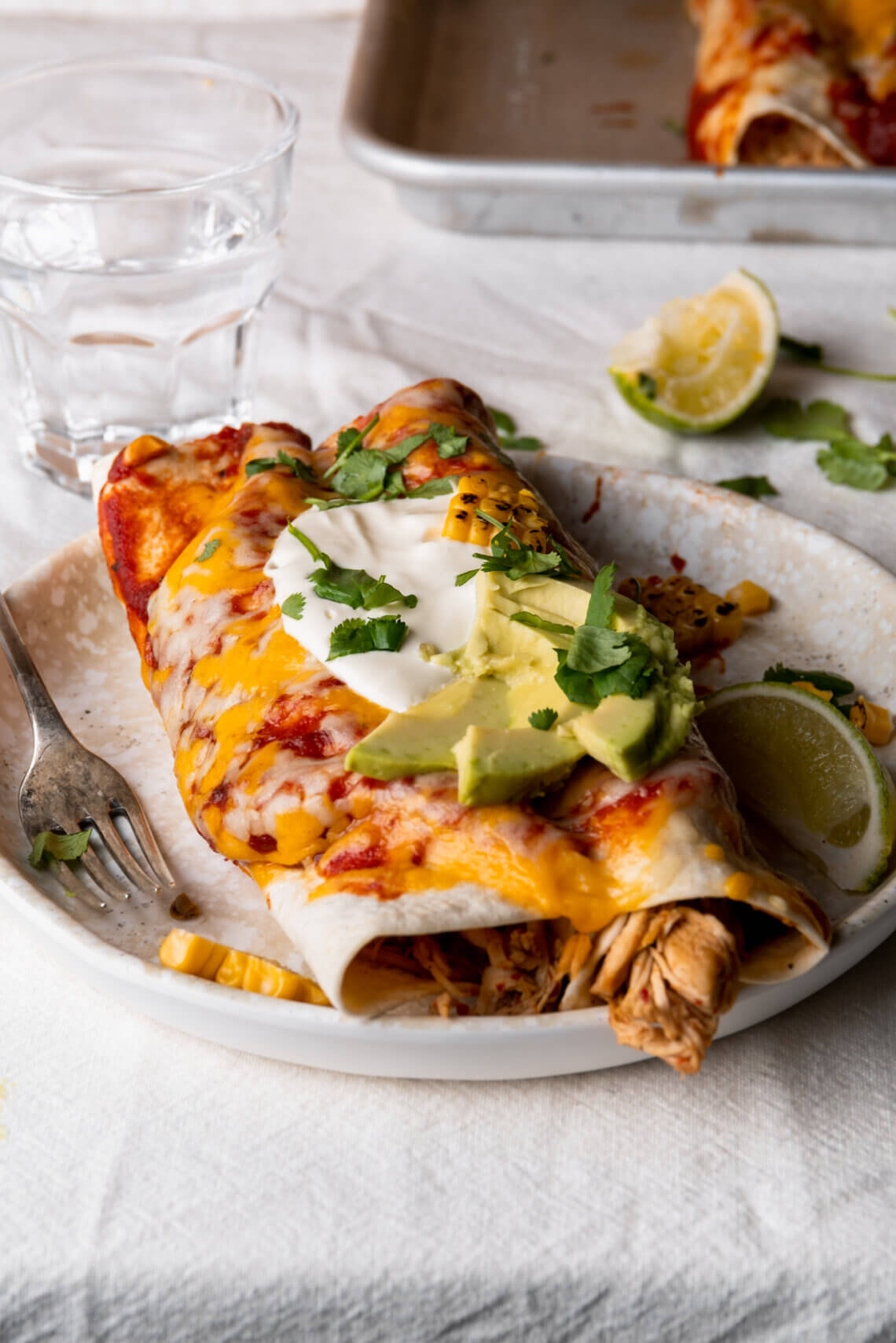 Enchiladas met kip en kaas - Food From ClaudNine