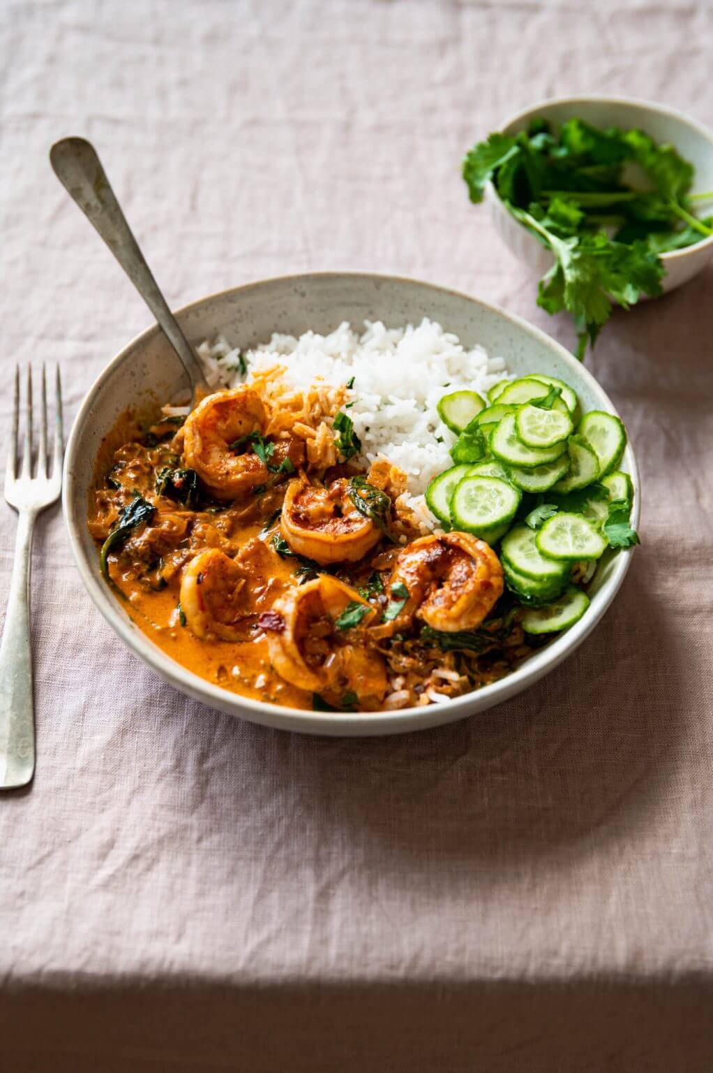 Garnalen in een romige chipotle saus - Food From ClaudNine