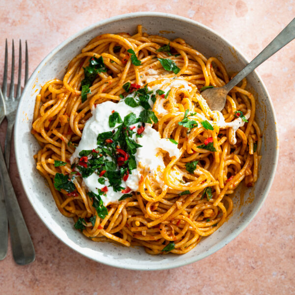 Harissa spaghetti - Food From ClaudNine